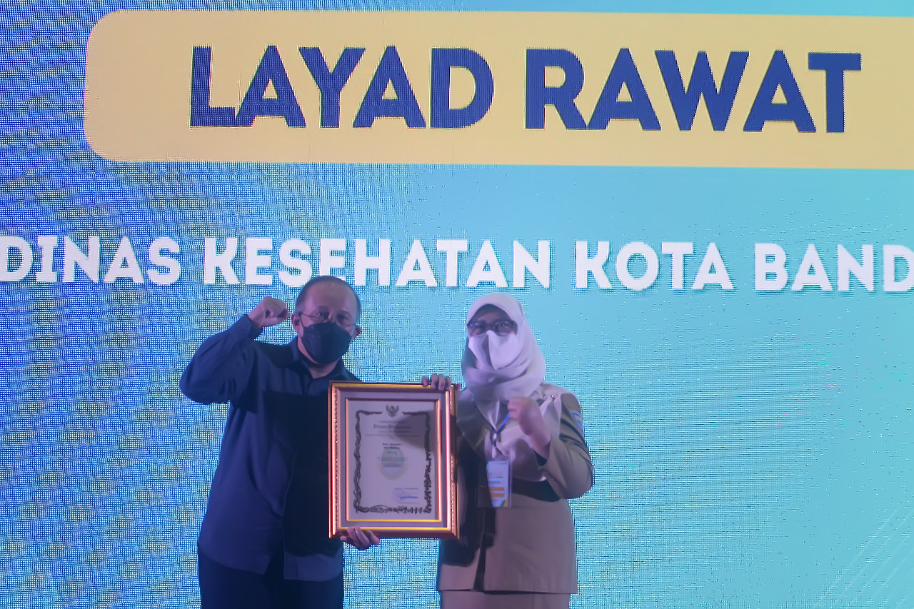 Layad Rawat Raih TOP 45 KIJB Tahun 2021 - Dinas Kesehatan Kota Bandung
